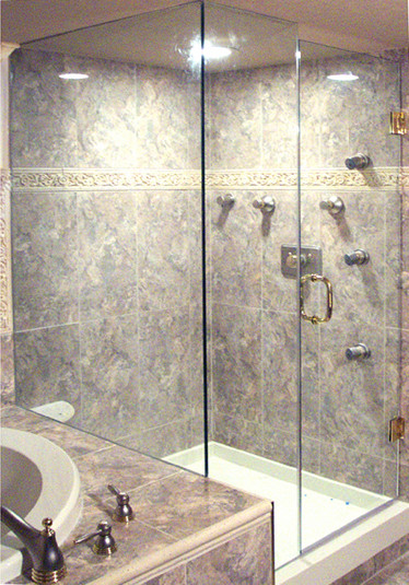 Custom Corner Shower Door - Moderne - Salle de Bain - Toronto - par ...