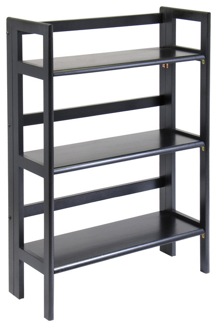 Winsome Wood 3-Tier Folding And Stackable Shelf - Contemporary ...
