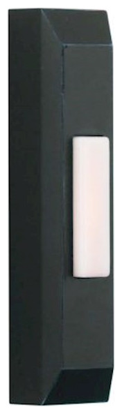 Craftmade Lighted Push Button w/Thin Rectangle Profile, Black - Modern ...