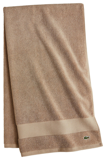 Lacoste Heritage Supima Cotton Solid Towel Collection, 70 x 35 - Modern ...