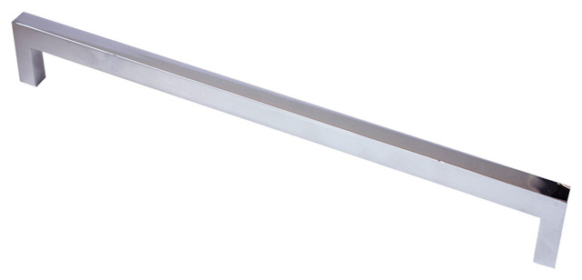 13" Modern Square Pull, Chrome - Contemporary - Cabinet And Drawer ...