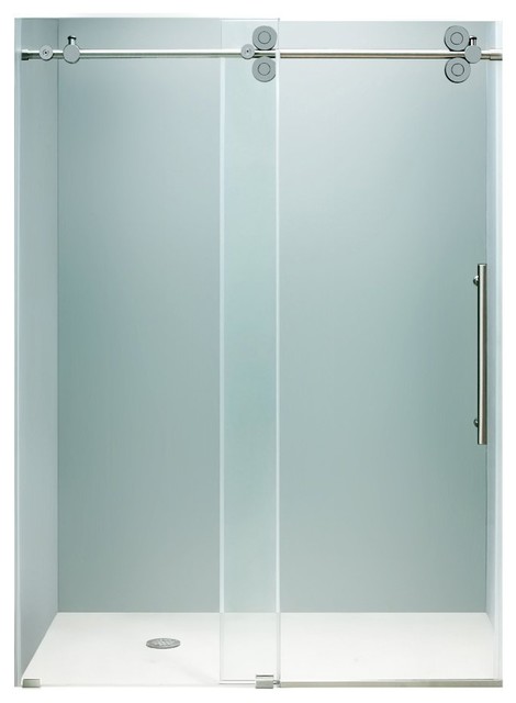 Vigo Elan 64 To 68 W X 74 H Frameless Sliding Shower Door