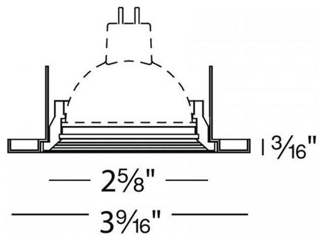 2.5in Round Downlight Trim, White - Recessed Trims - by Buildcom | Houzz