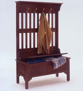 Entryway Hall Tree - Modern - Hall Trees