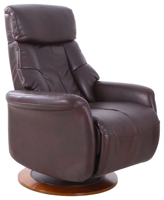 Relax-R™ Orleans Recliner, Espresso Air Leather - Contemporary ...