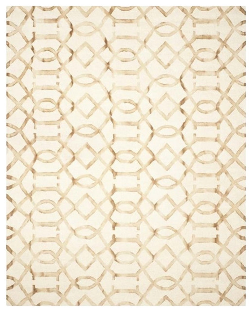 Safavieh Dip Dyed Ivory Contemporary Rug - 8' x 10', 8' x 10 ...