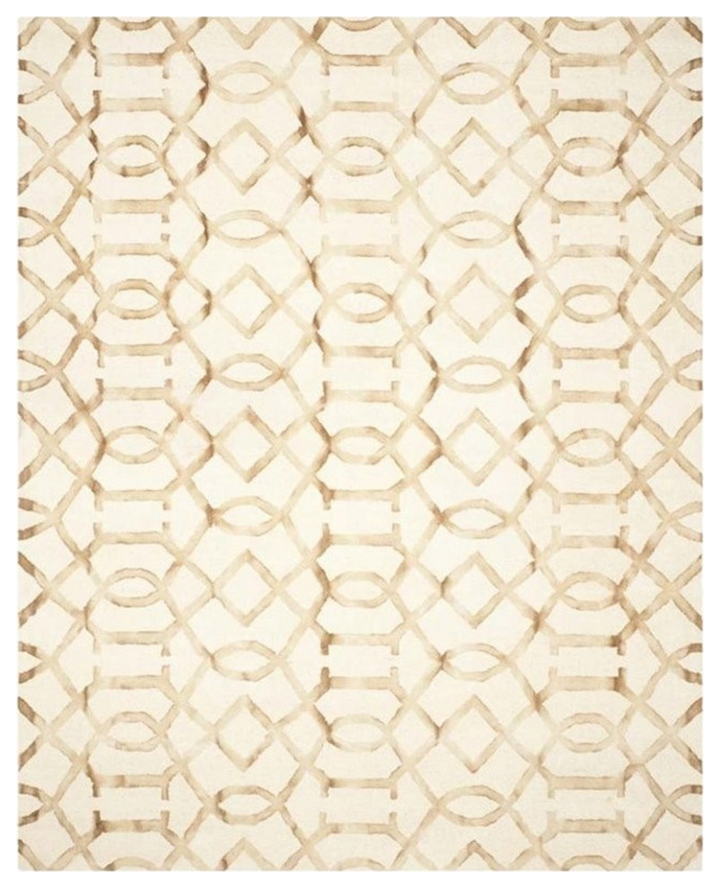 Safavieh Dip Dyed Ivory Contemporary Rug - 8' x 10', 8' x 10 ...