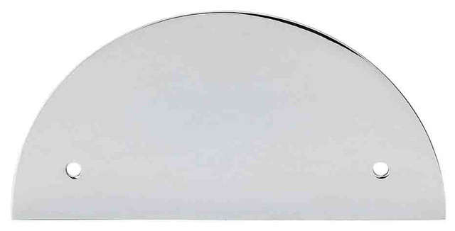 Half Circle Back Plate - Traditional - Cabinet And Drawer Hardware - by ...