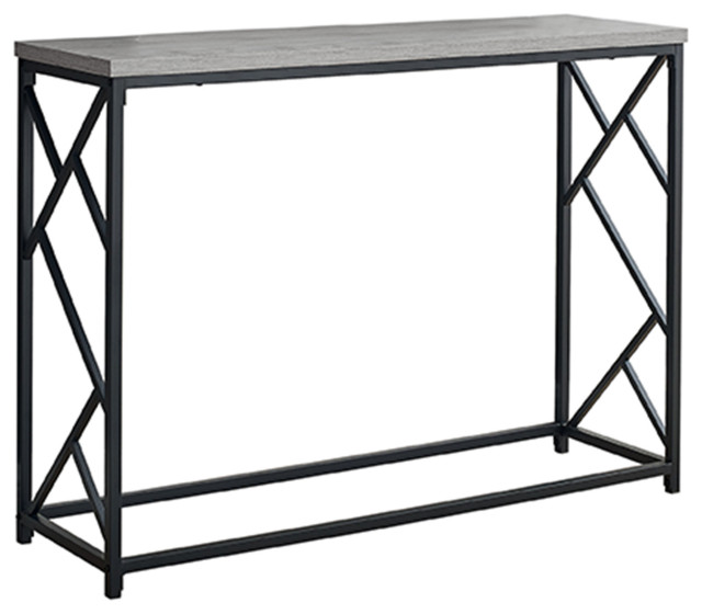 I 3532 Accent Hallway Sofa Black Metal Console Frame Entryway Table ...