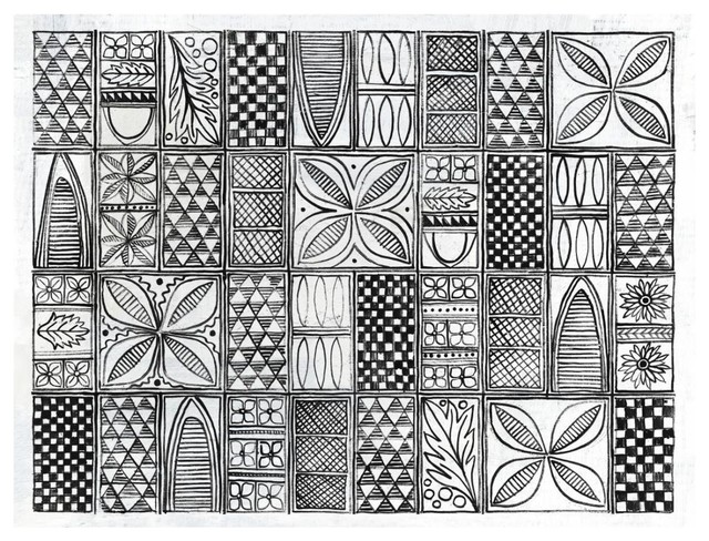 "Patterns of the Amazon II BW" Digital Paper Print by Kathrine Lovell ...
