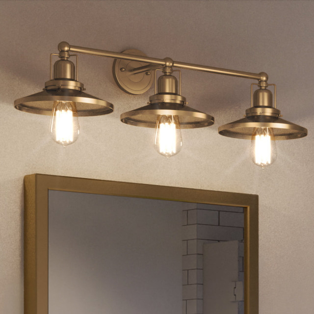 Luxury New Traditional Bath Light, Satin Brass, UEX2436 - Transitional ...