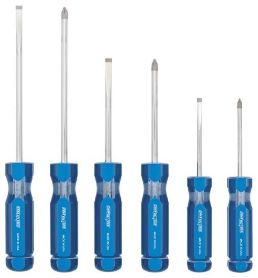Blasted Screwdriver Set Acetate, Number of Pieces: 6 - Contemporary ...