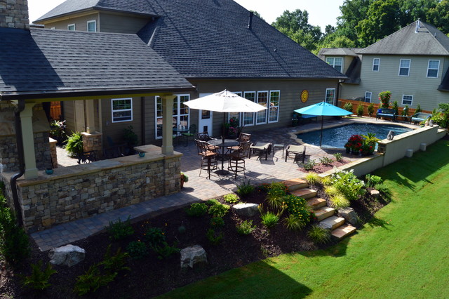 Stunning Roman Pool in Cumming, GA - Atlanta - by Hilltop Pools and ...