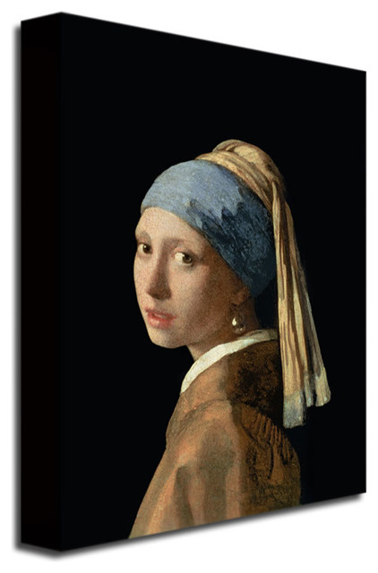 'Girl with a Pearl Earring' Canvas Art by Jan Vermeer, 18" x 24 ...