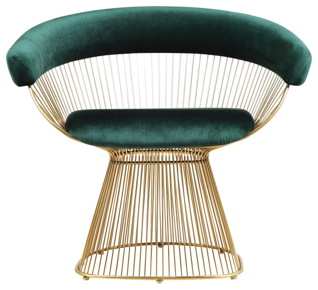 Fern Wire Arm Chair Gold - Contemporary - Armchairs And Accent Chairs ...