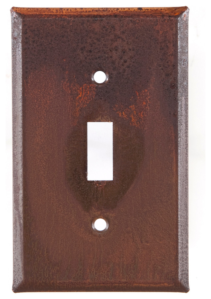 Single Switch Cover Unpierced - Transitional - Switch Plates And Outlet ...