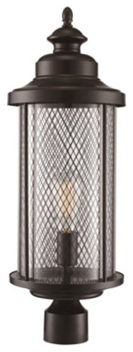Trans Globe Lighting 40744 Stewart 25" Tall Post Light - Traditional ...