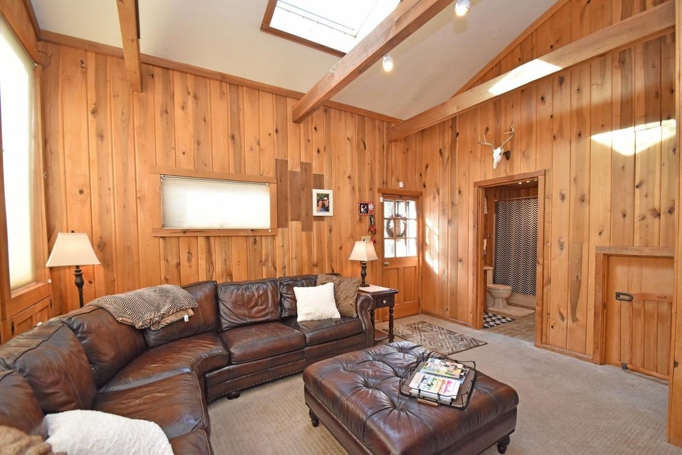 Painting Wood Paneling - Den/Bathroom