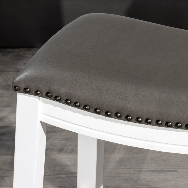 DTY Indoor Living Aurora Saddle Stool - Counter Stool, 25 ...