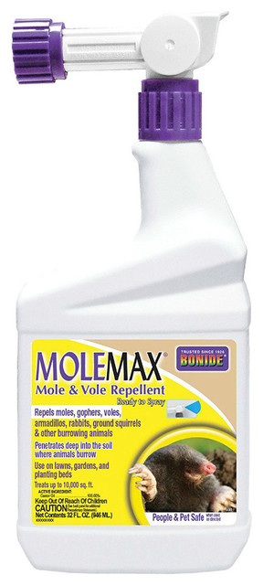 Bonide 690 Molemax Mole & Vole Repellent, Ready-To-Spray, 1 Qt - Modern - Gardening Accessories ...