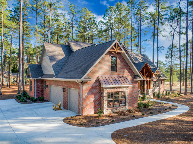 The Drake House Plan 1371 - Craftsman - Façade - Autres périmètres ...