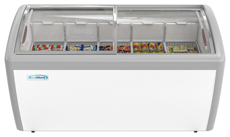 KoolMore 60 in. Display Ice Cream Freezer - 16 cu ft. - Modern ...