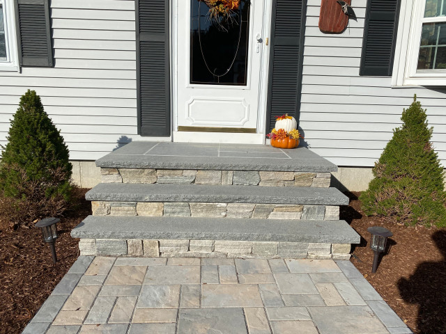 Manufactured Stone Steps