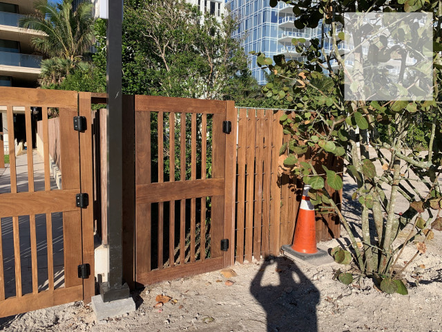 Custom 2x4 Ipe Fence and Pregrooved Ipe Pool Decking South Beach Miami ...