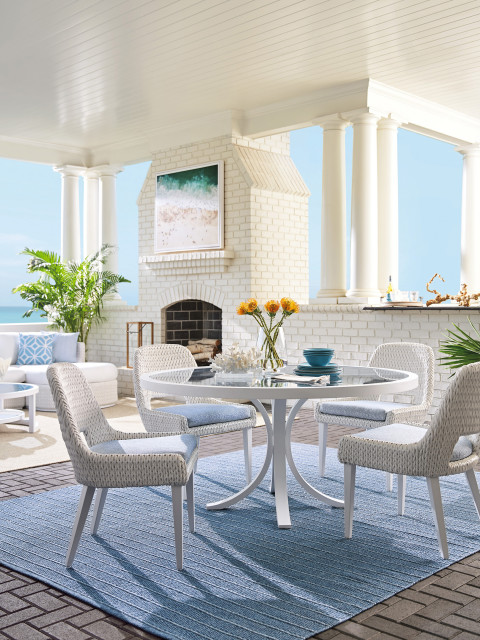 Round Dining Table - Contemporary - Outdoor Dining Tables - by ...