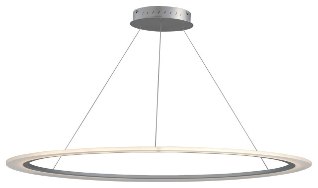 ET2 Lighting E22657-11MS Saturn II 51" LED Pendant in Matte Silver ...