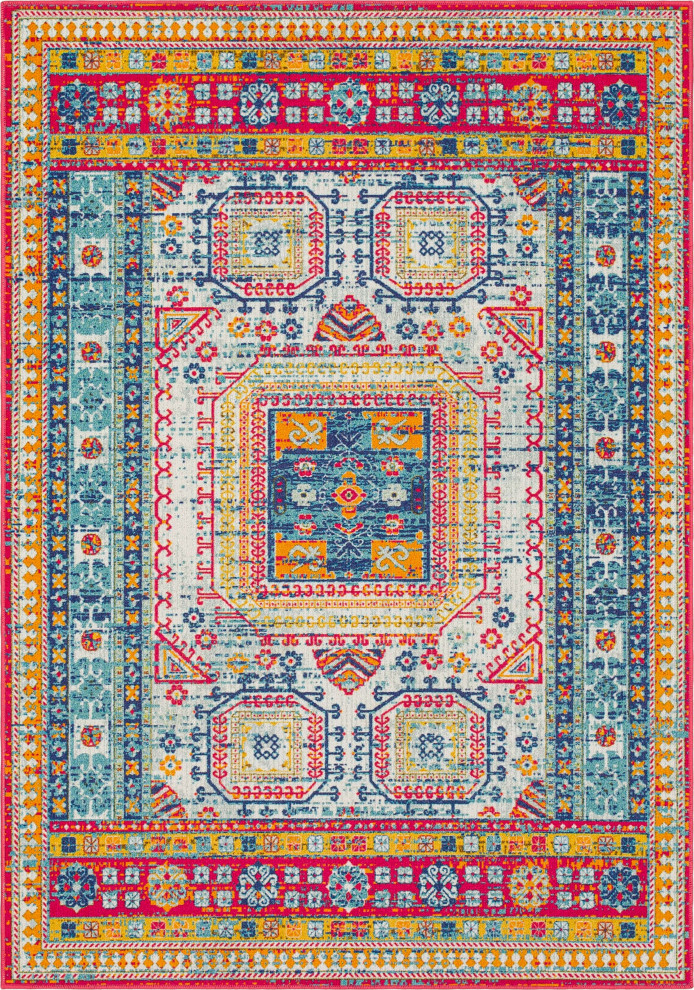 Justus Area Rug, 5' x 7' - Southwestern - Area Rugs - by Mohawk Home ...
