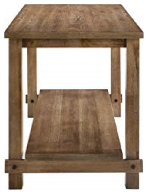 70830 Counter Height Table, Weathered Oak - Transitional - Dining ...