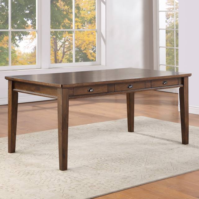 Ora 6 Drawer Dining Table - Transitional - Dining Tables - by ...
