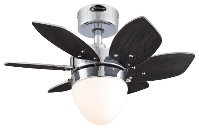 Bellevue WCFA38374 Huber 24" 6 Blade LED Indoor Ceiling Fan ...