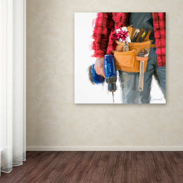 The Macneil Studio 'Workman' Canvas Art, 35"x35" - Contemporary ...