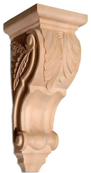 Manchester Small Wood Corbel, Cherry - Traditional - Corbels - by ...