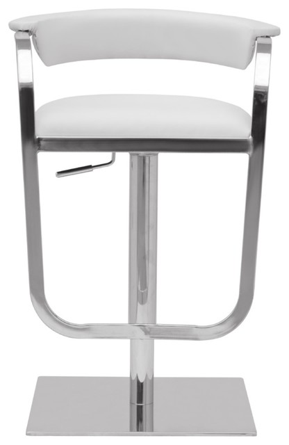 Modern Classics Barb Bar Stool, White - Modern - Bar Stools And Counter ...