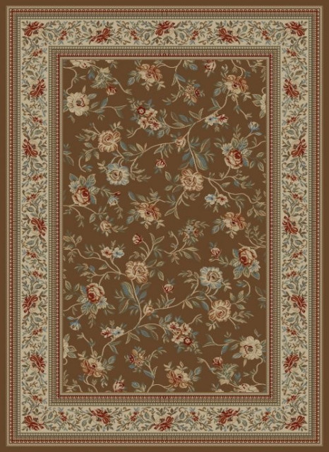 Concord Global Ankara 6228 Floral Garden Rug Rug, 5'3" Round ...