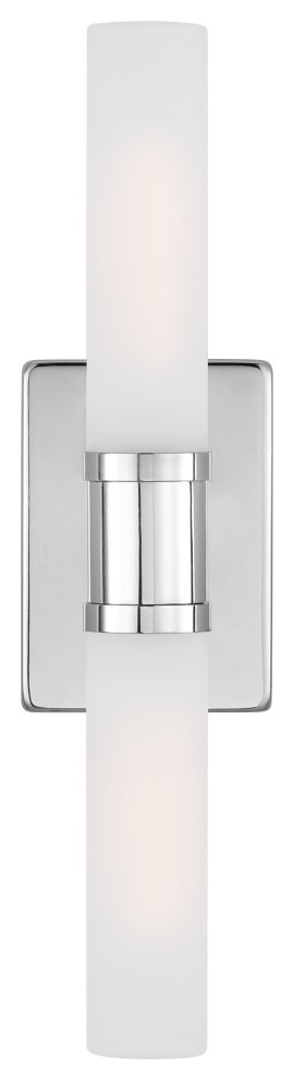 Keaton Medium Two Light Wall / Bath, Chrome - Transitional - Bathroom Vanity Lighting - by ...