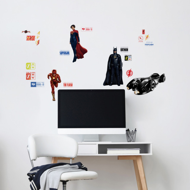 The Flash Movie Super Heroes Set Wall Decals - Contemporary - Wall ...