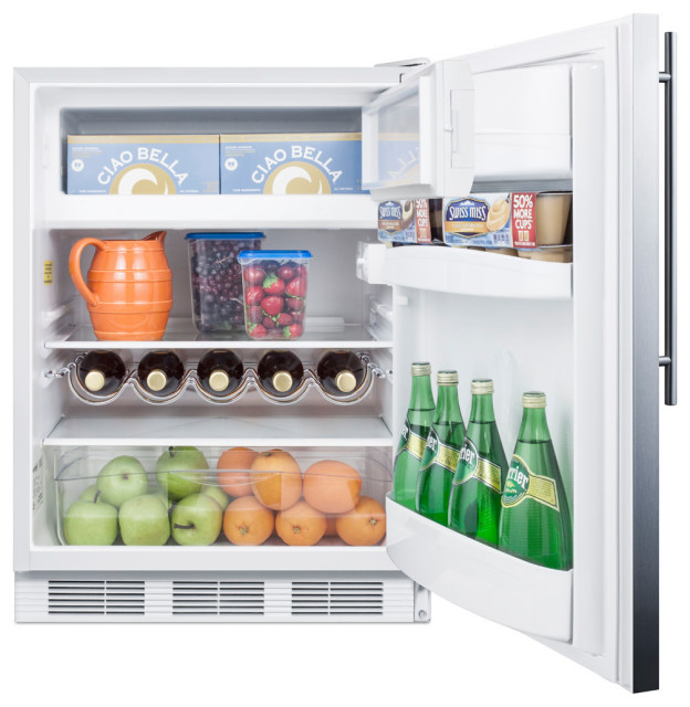 Summit CT661WBIHVADA 24"W 5.1 Cu. Ft. Compact Refrigerator - Modern ...