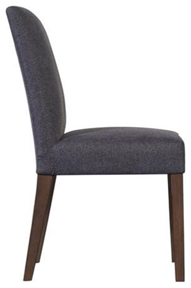 Porter Designs Enna Solid Wood Dining Chair - Gray - Transitional ...