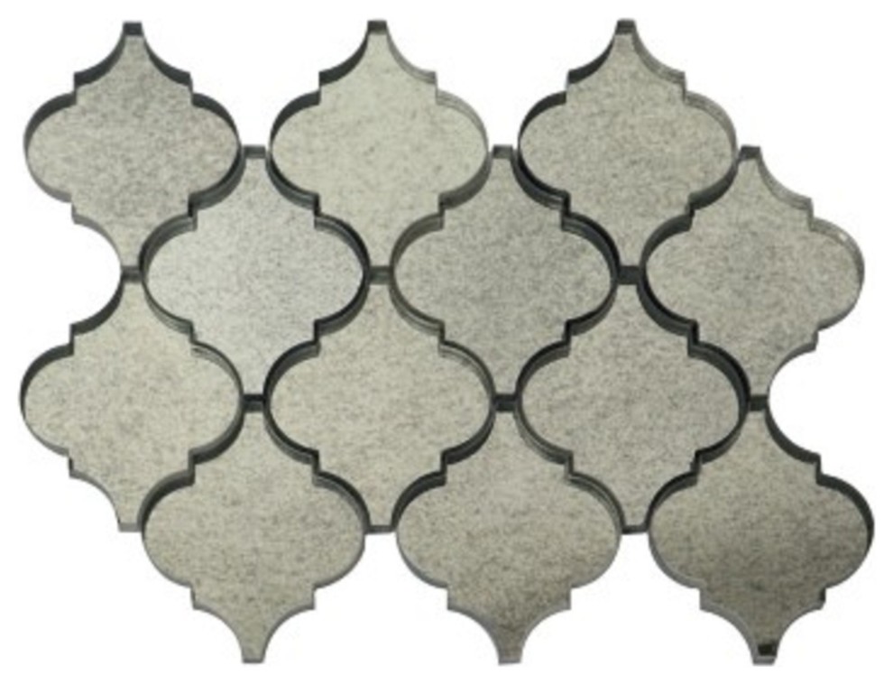 Arabesque Lantern Antique Mirror Mosaic, Sample - Mediterranean ...