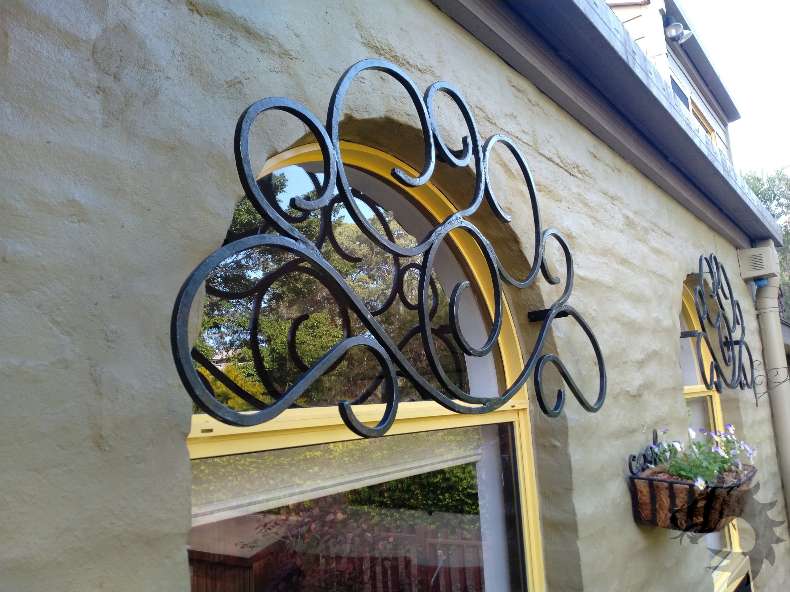 Simple Wrought Iron Window Grills