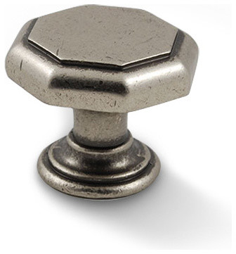 Aged Pewter Knob, RE10209AP - Traditional - Cabinet And Drawer Knobs ...