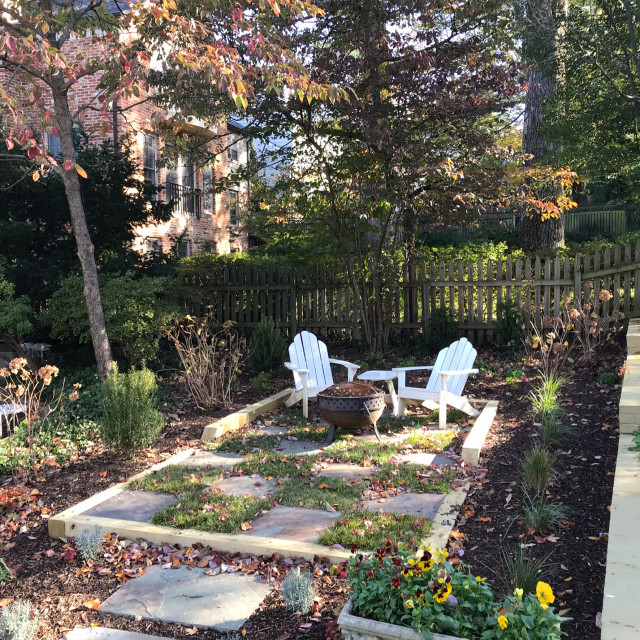 Provence Style Backyard in Bethesda, Maryland - French Country - Patio ...