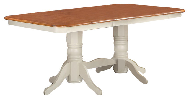 Napoleon Rectangular Round Corner Dining Table With 17", Self Storage ...