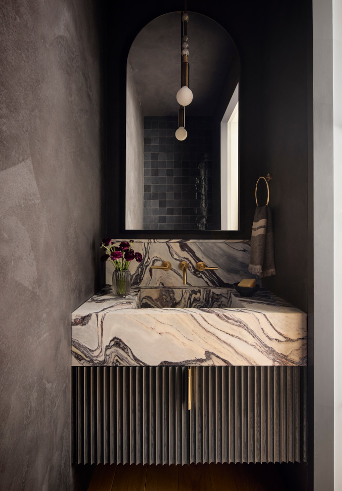 Tribeca Loft - Modern - Powder Room - New York - by ANAHITA Studio | Houzz