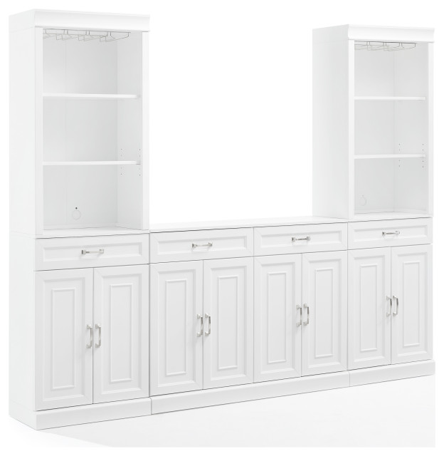 Stanton 3, Piece Sideboard, Bar Cabinet Set, Sideboard, 2 Bar Cabinets ...
