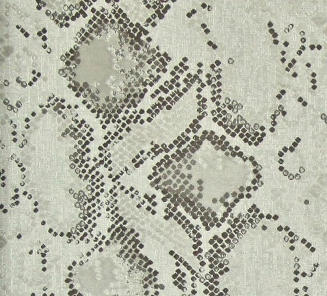 Snakeskin Fabric grey beige - Contemporary - Upholstery Fabric - by ...